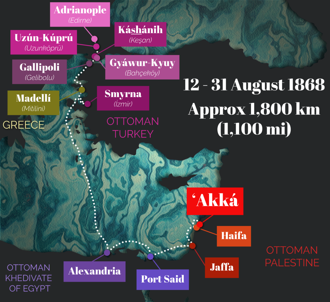 The Greatest Holy Leaf Part 4: The Most Great Prison and ‘Akká (1868 ...