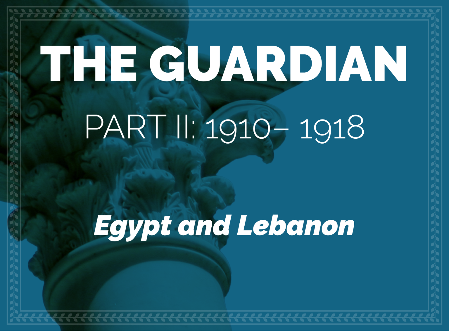 The Guardian Part 2 – The Utterance Project
