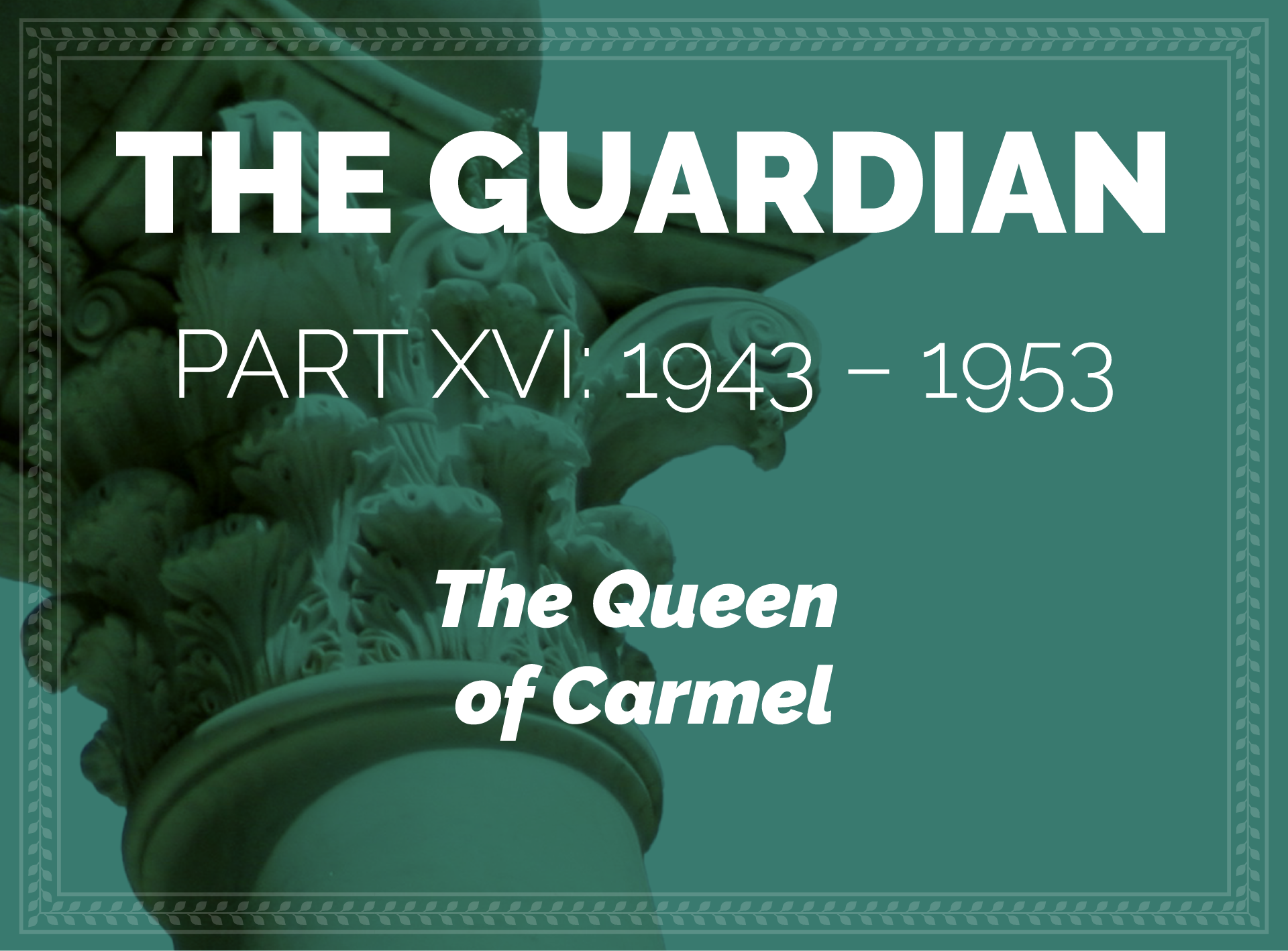 The Guardian Part 16 – The Utterance Project